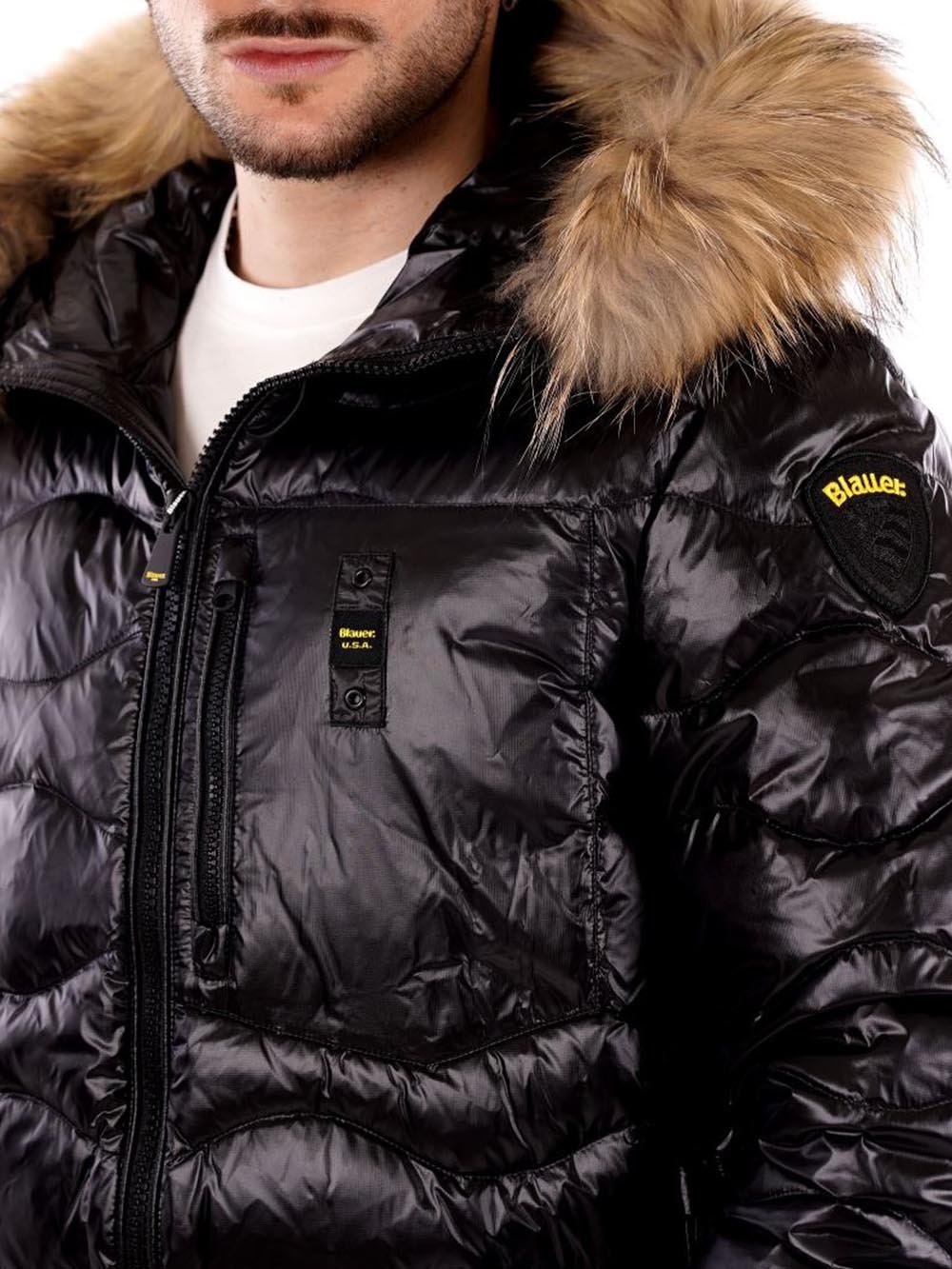 Blauer Giubbino Uomo 25wbluc03533 006355 Nero 25WBLUC03533 006355 ...